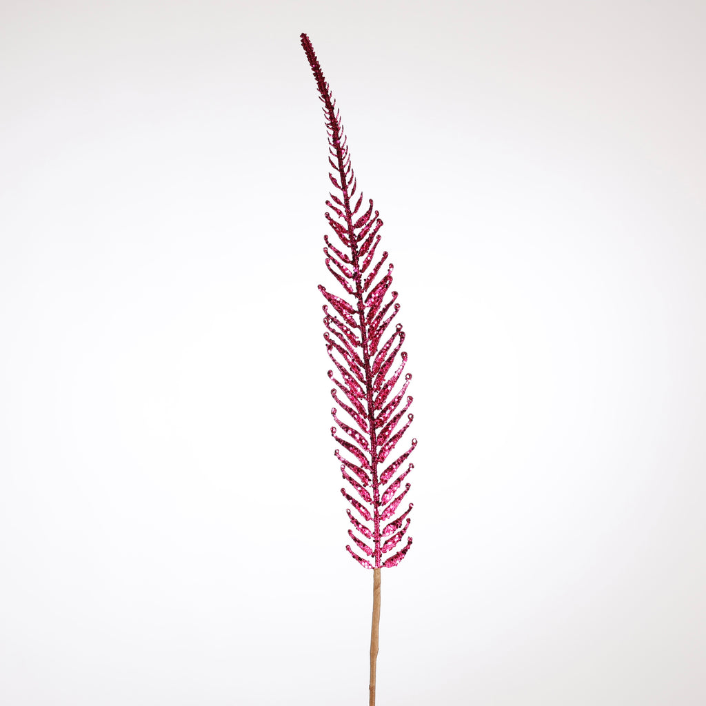 48" HOT PINK FERN FLORAL STEM – Guess and Company