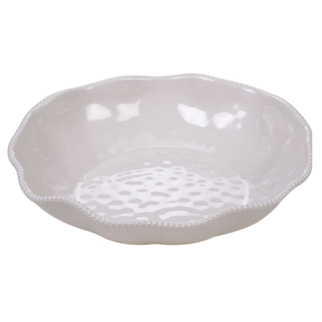 Perlette Cream Large Serving Bowl 13.75 in x 2.75 in – Guess and Company