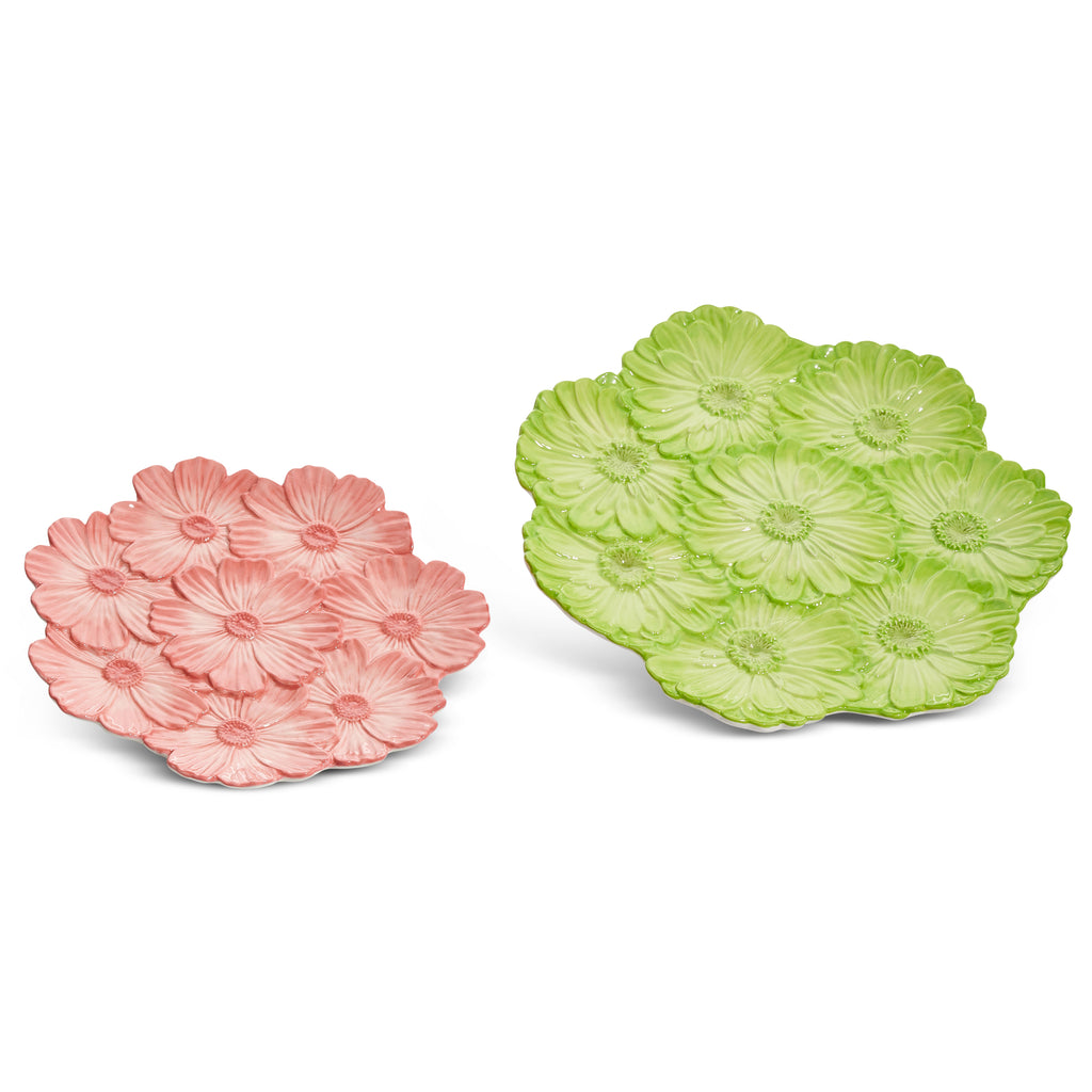 SET OF 2, 11" FLORAL BOUQUET PLATES – Guess and Company