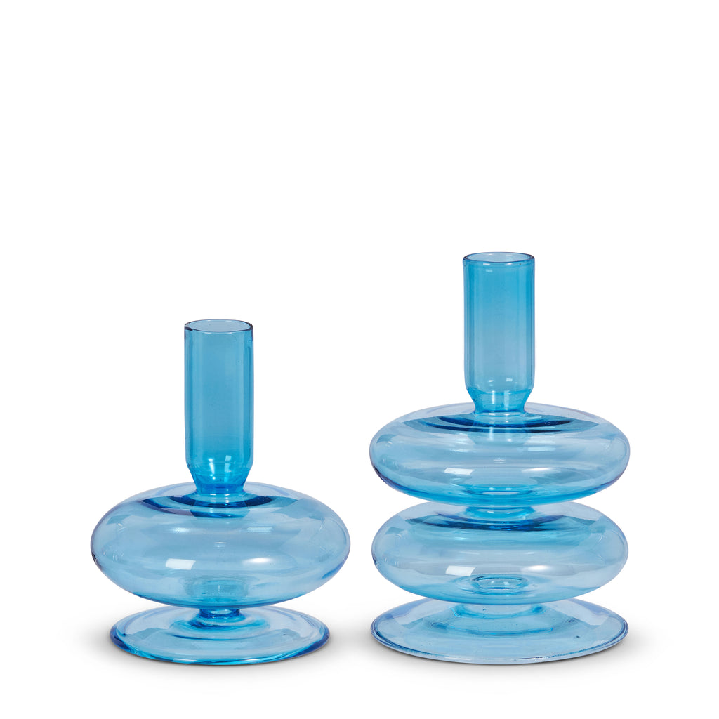 6" BLUE BUBBLE CANDLE STICKS (LARGE ONLY) – Guess and Company