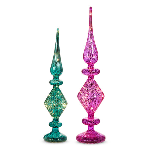19" Lighted Tabletop Finials (PINK ONLY) – Guess and Company