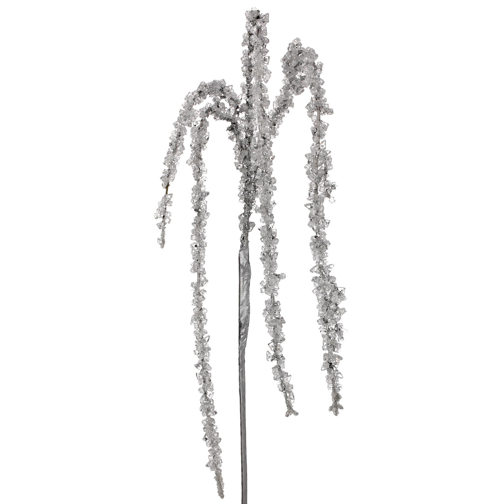 36" SILVER HANGING ICED BRANCH – Guess and Company