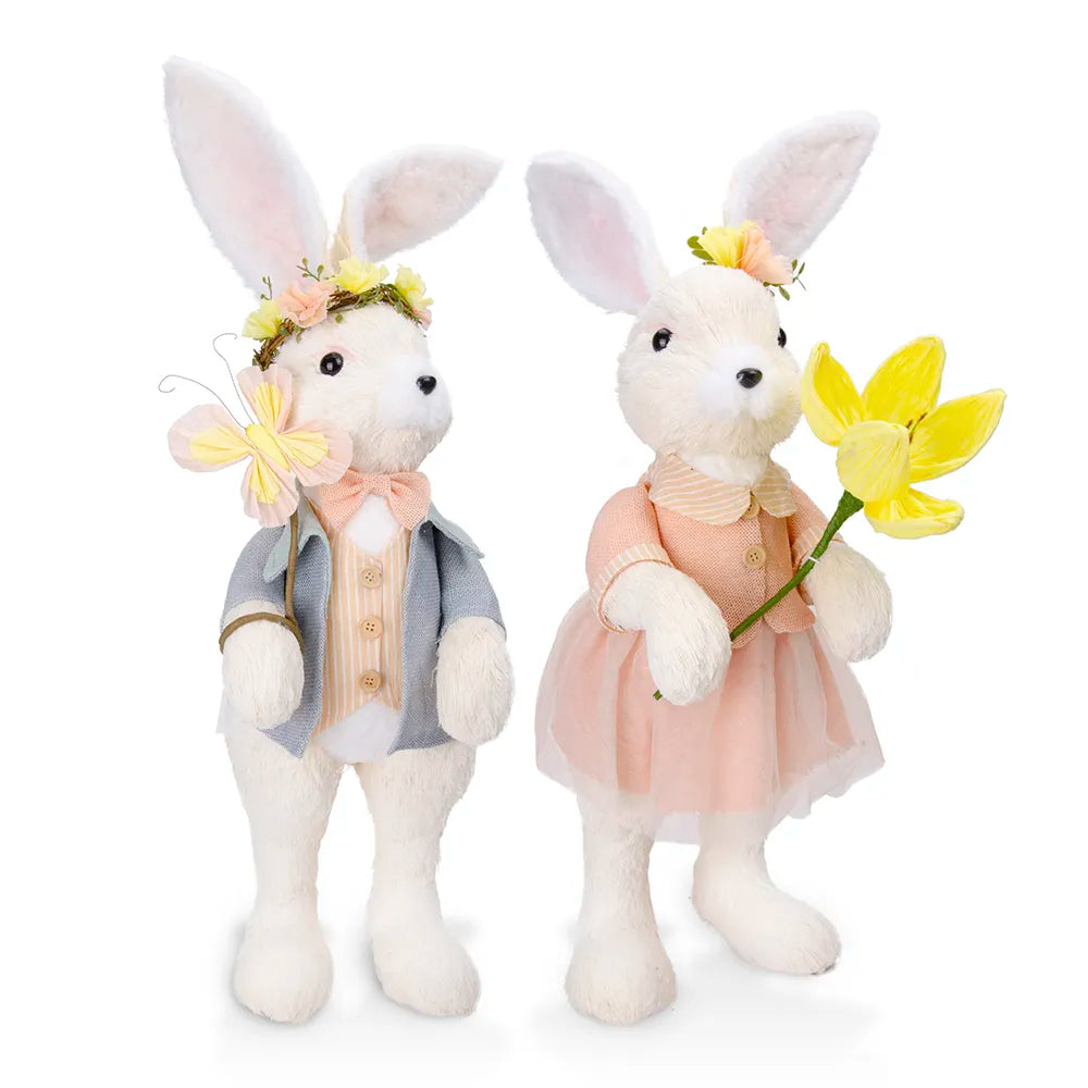 L8.66"W10.63H28.7" -EASTER RABBIT (GIRL ONLY) – Guess and Company