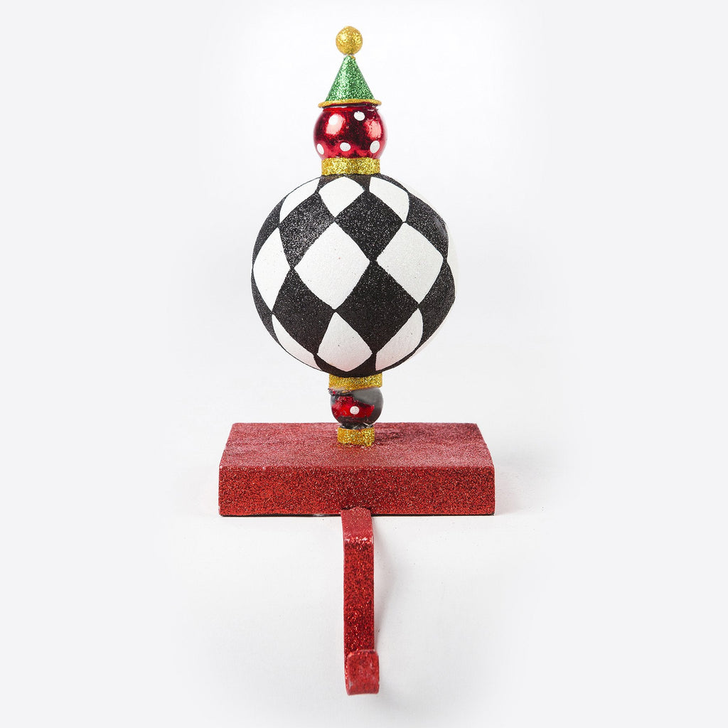 11" Nutcracker Finial Ball Stocking Holder – Guess and Company
